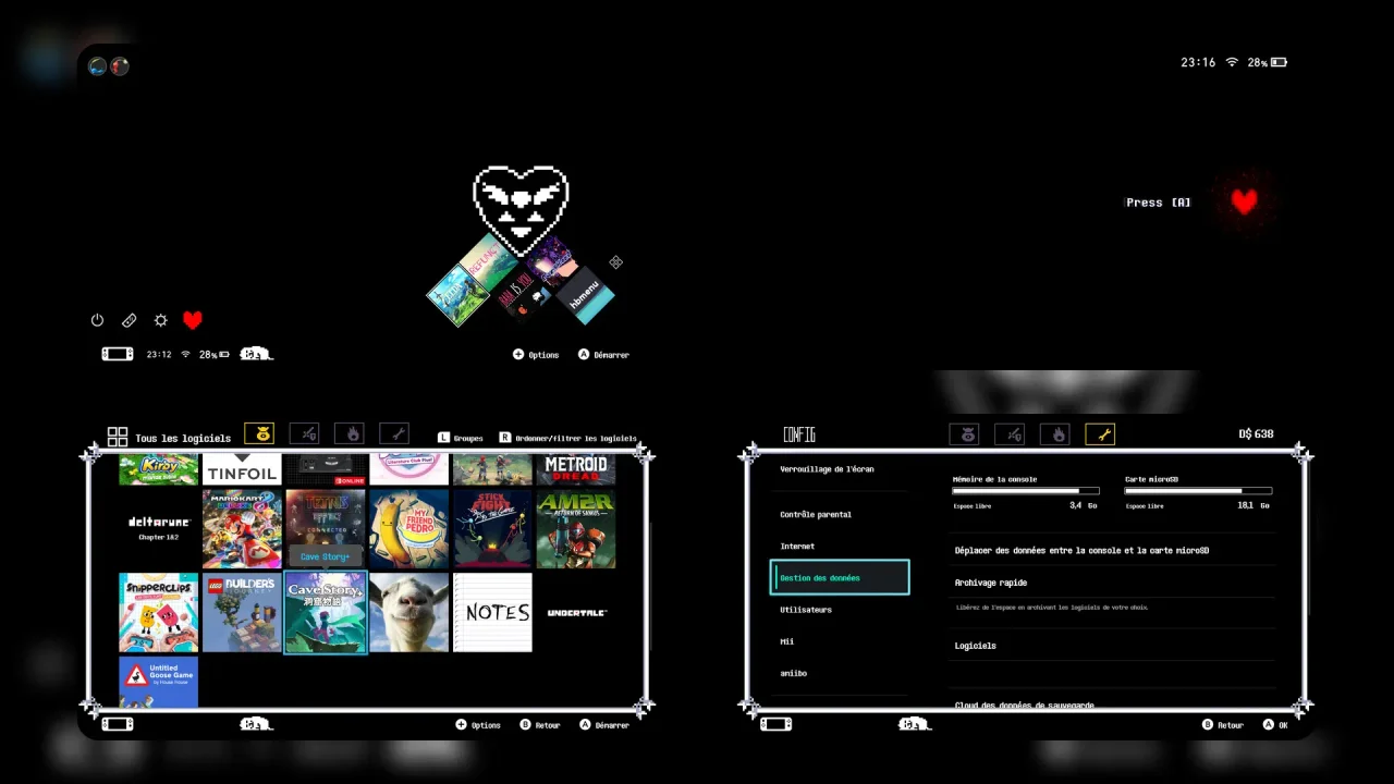 Deltarune / Undertale | Switch Packs | Themezer