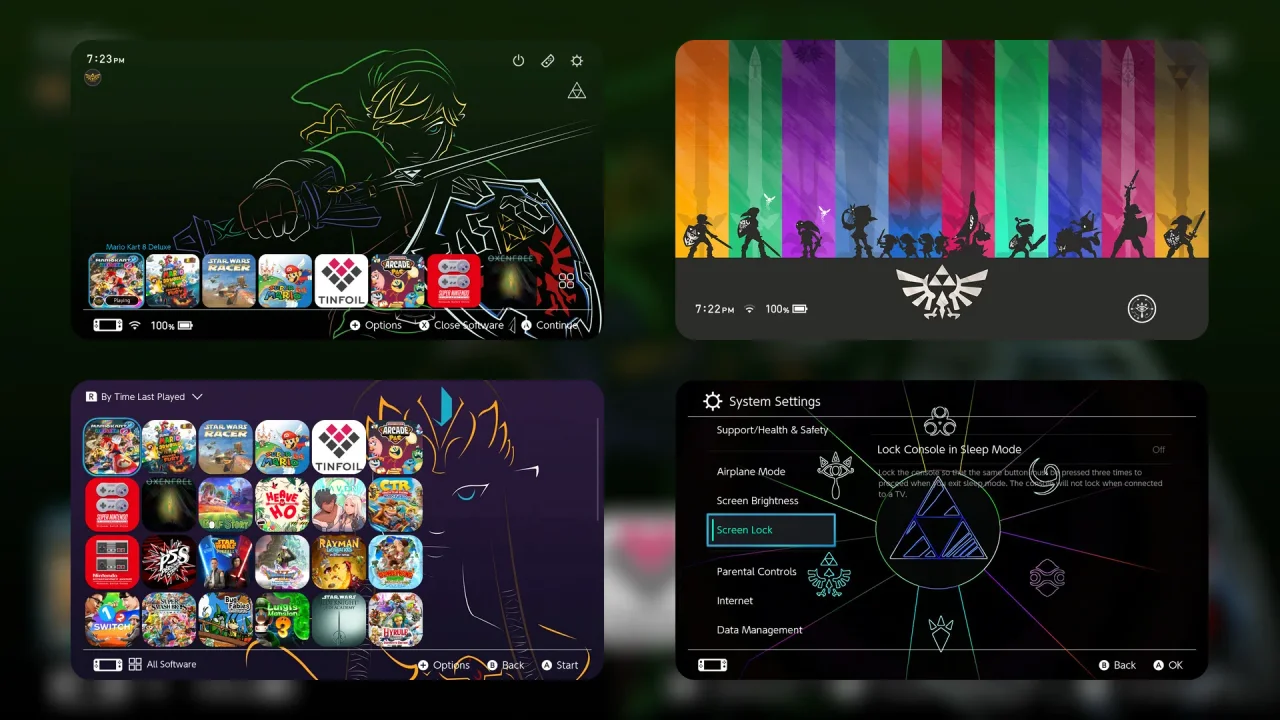 Minimalist Zelda | Switch Packs | Themezer