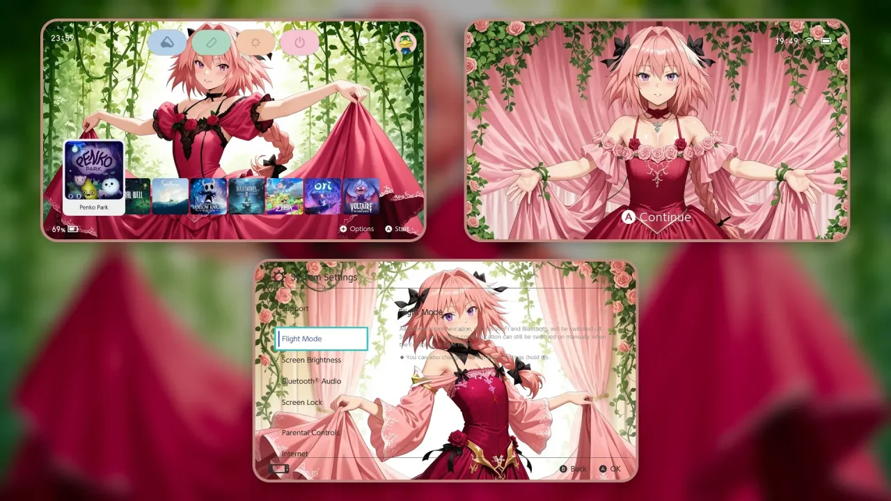 Astolfo Pink Dress | Switch Packs | Themezer