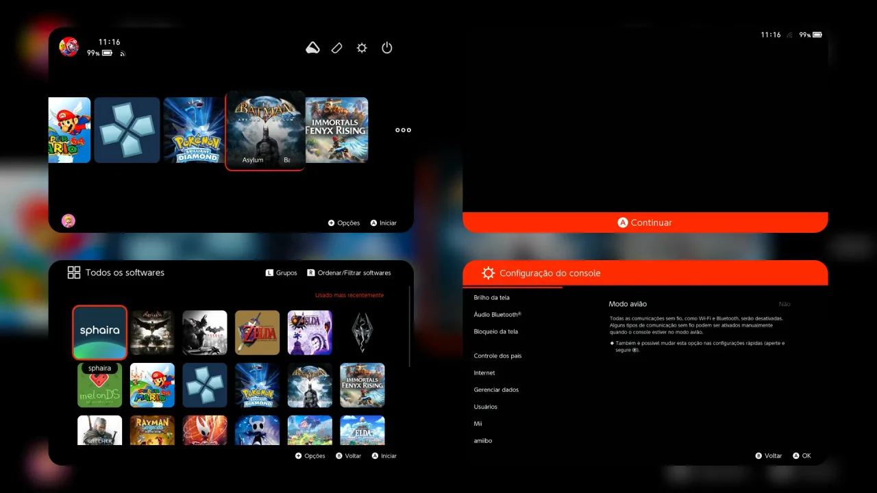 Spodeck Red OLED Version | Switch Packs | Themezer