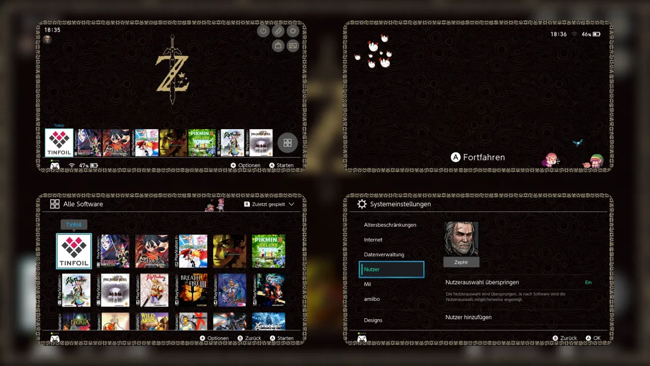 GoldenPixel 2.0 | Switch Packs | Themezer