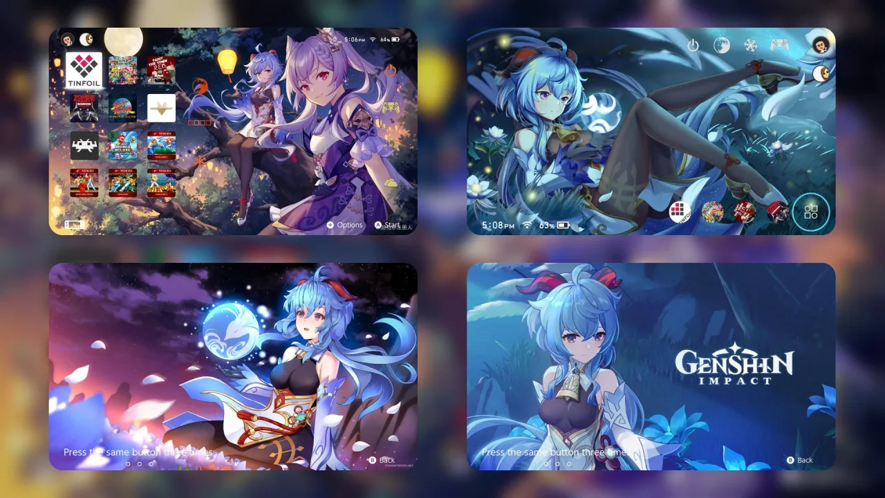 (GANYU) GENSHIN IMPACT | Switch Packs | Themezer