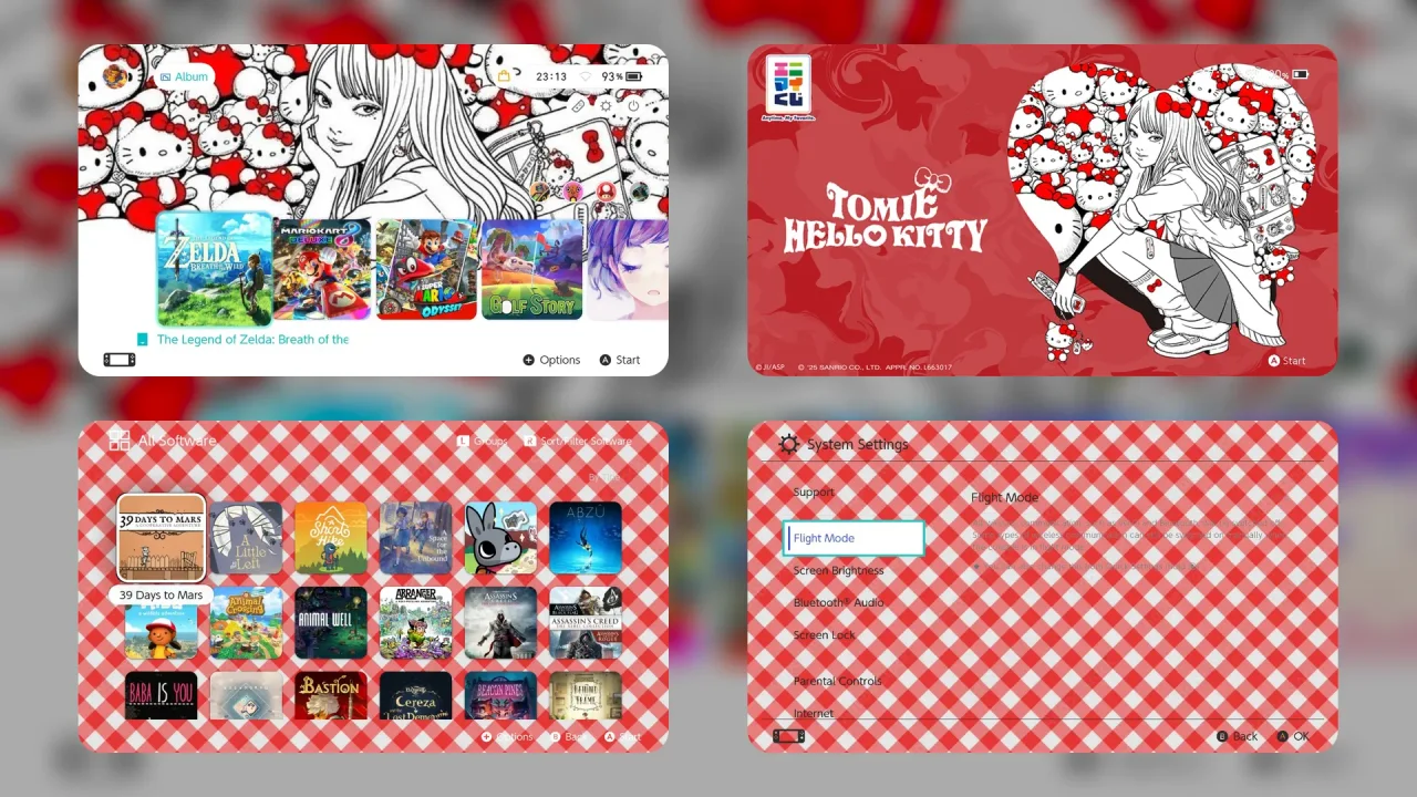 Hello Kitty Tomie theme | Switch Packs | Themezer