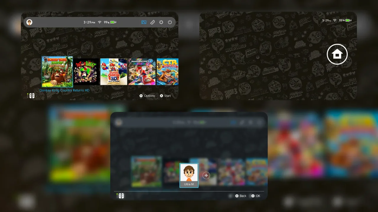 Super Mario Anniversary - Dark Theme | Switch Packs | Themezer