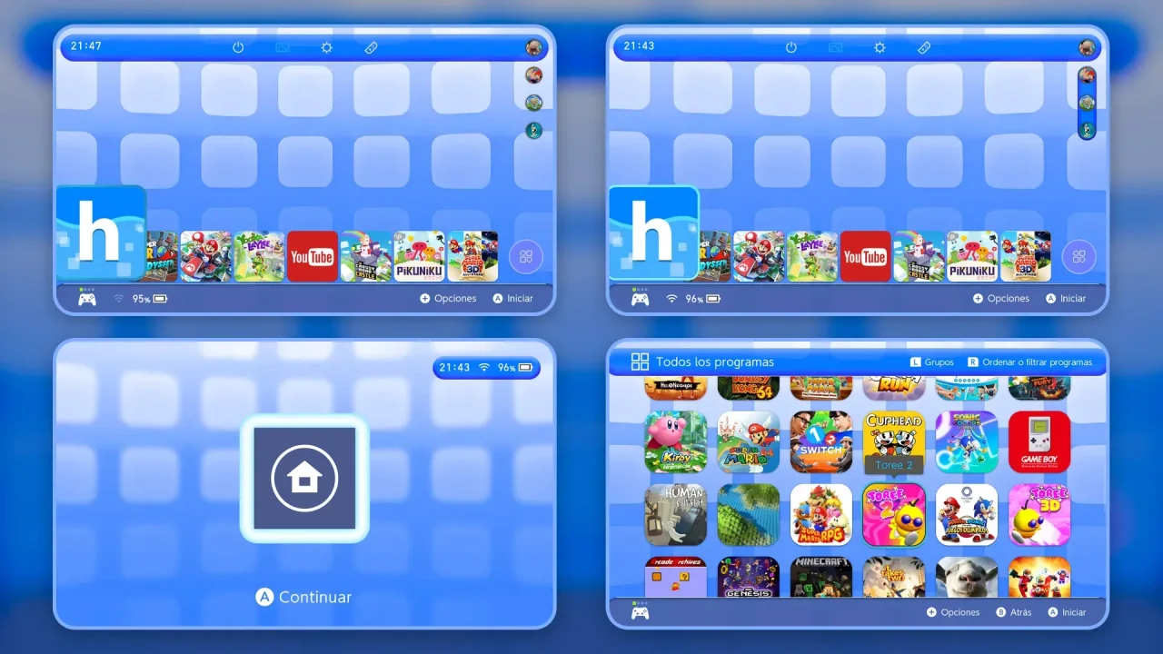 Classic Nintendo Switch Packs Themezer