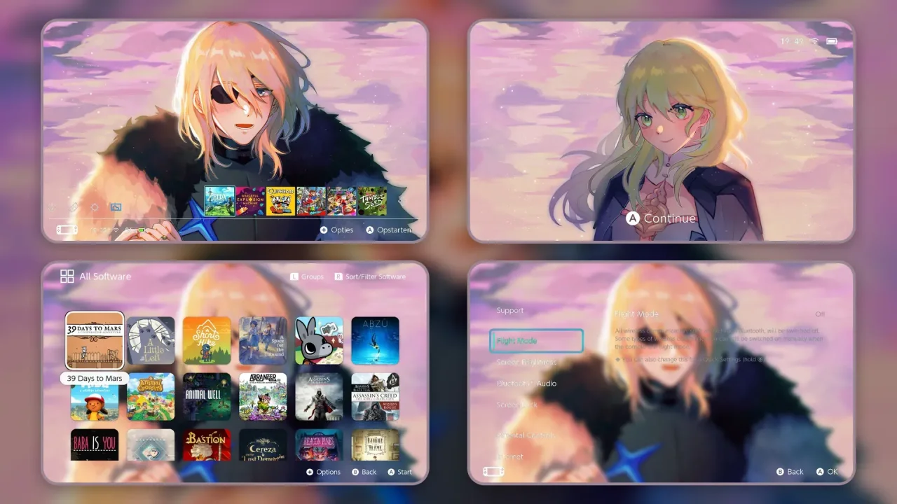 Dimitri and Byleth cute pastel | Switch Packs | Themezer