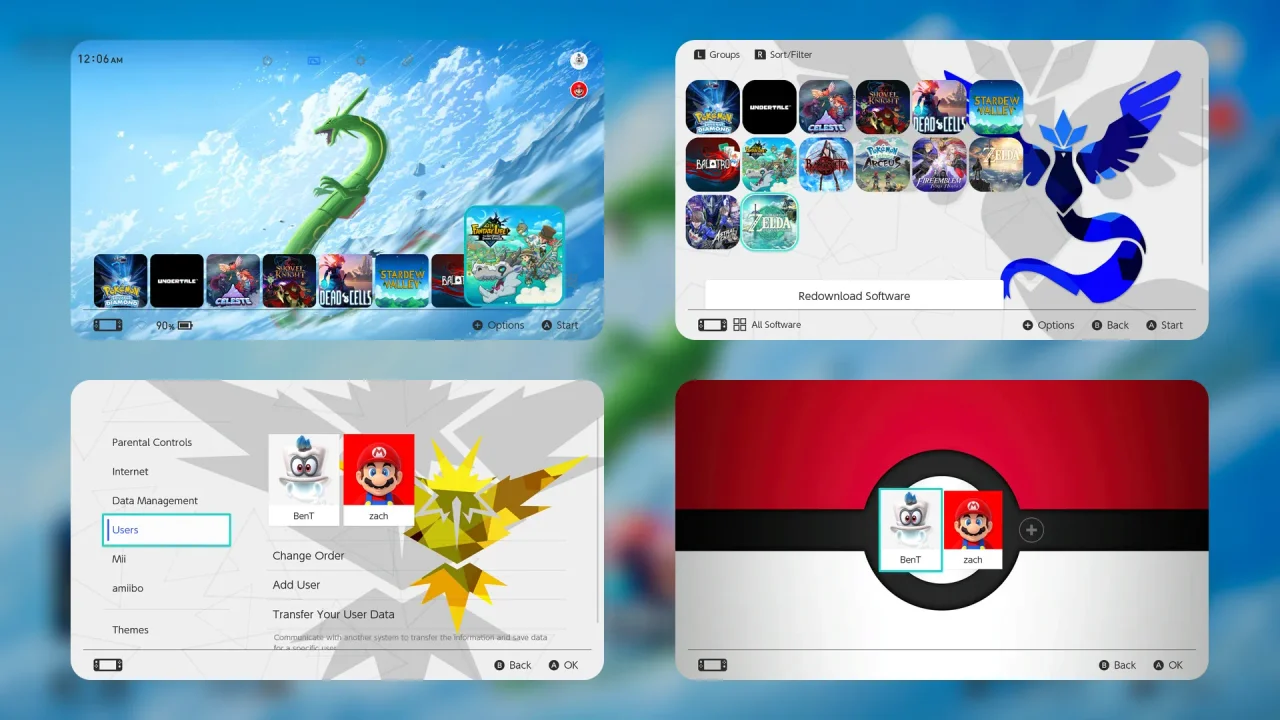 Revision-Pokemon_clean-by-BenT | Switch Packs | Themezer