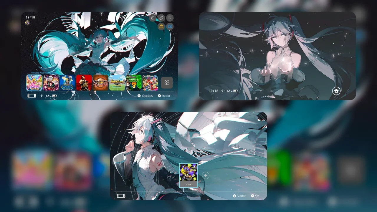 Hatsune Miku -dear creators- | Switch Packs | Themezer