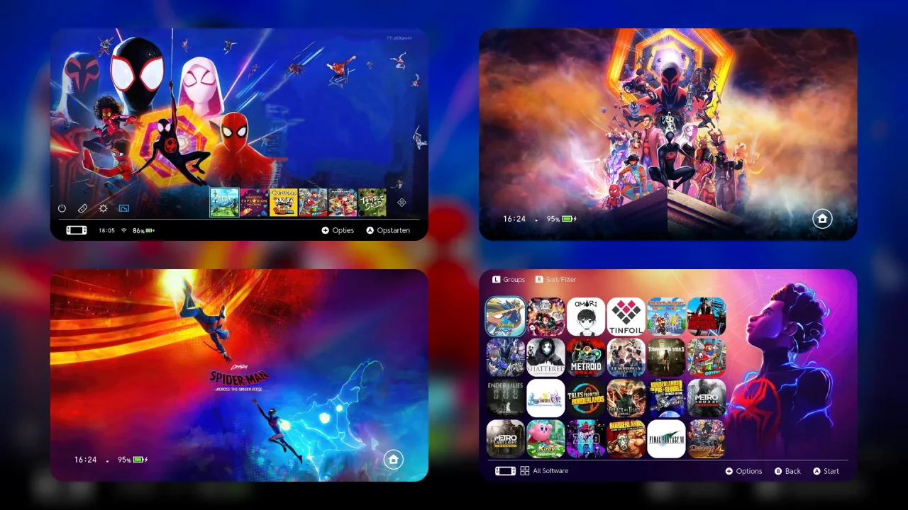 Spider Verse - By: DigSva | Switch Packs | Themezer