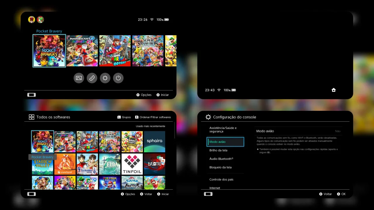 Midnight OLED Theme by Frassa | Switch Packs | Themezer