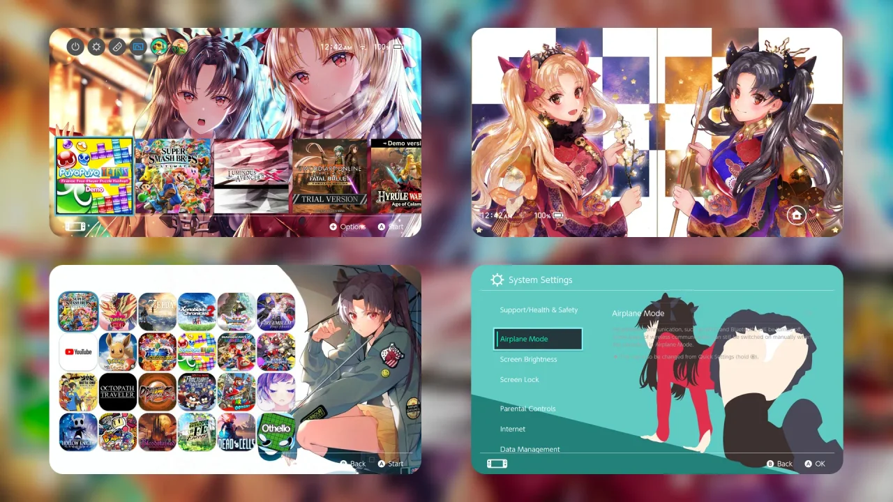 Fate Rinface Theme | Switch Packs | Themezer