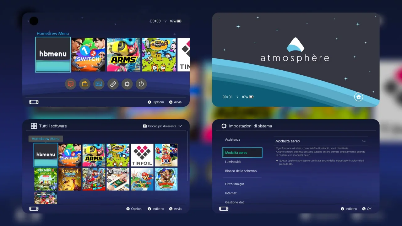 Atmosphere theme | Switch Packs | Themezer