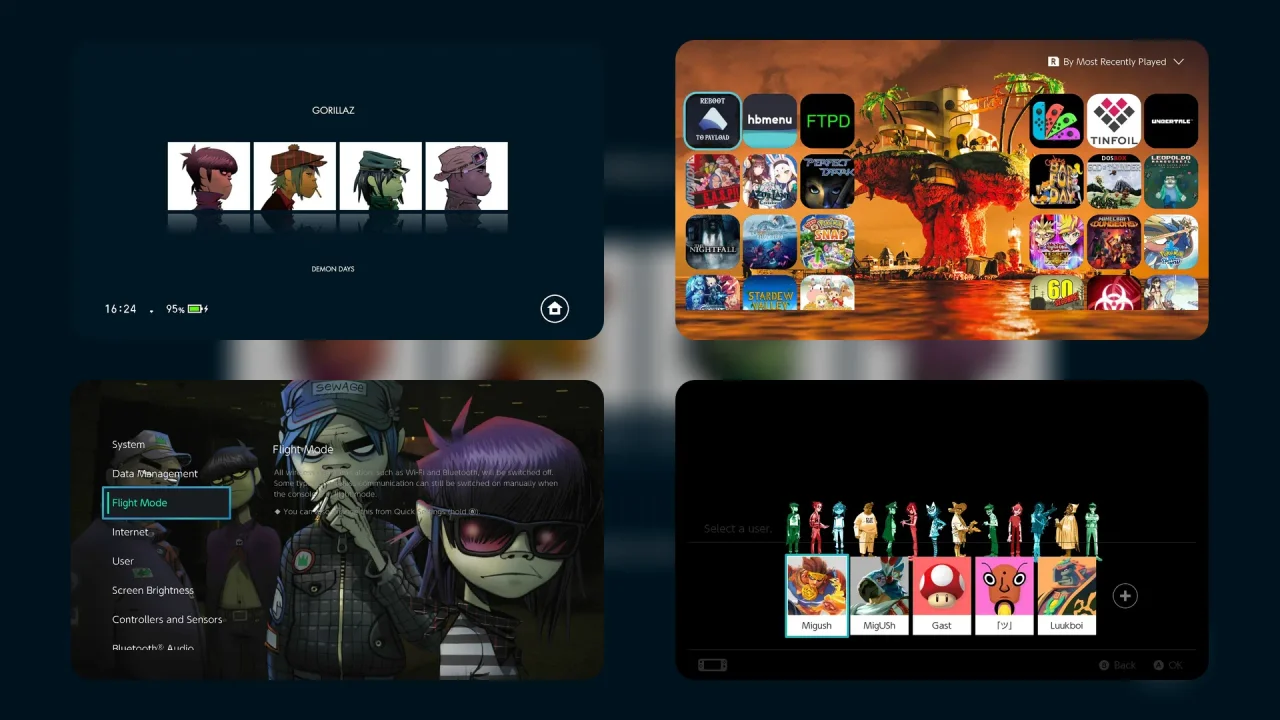 gorillaz | Switch Packs | Themezer