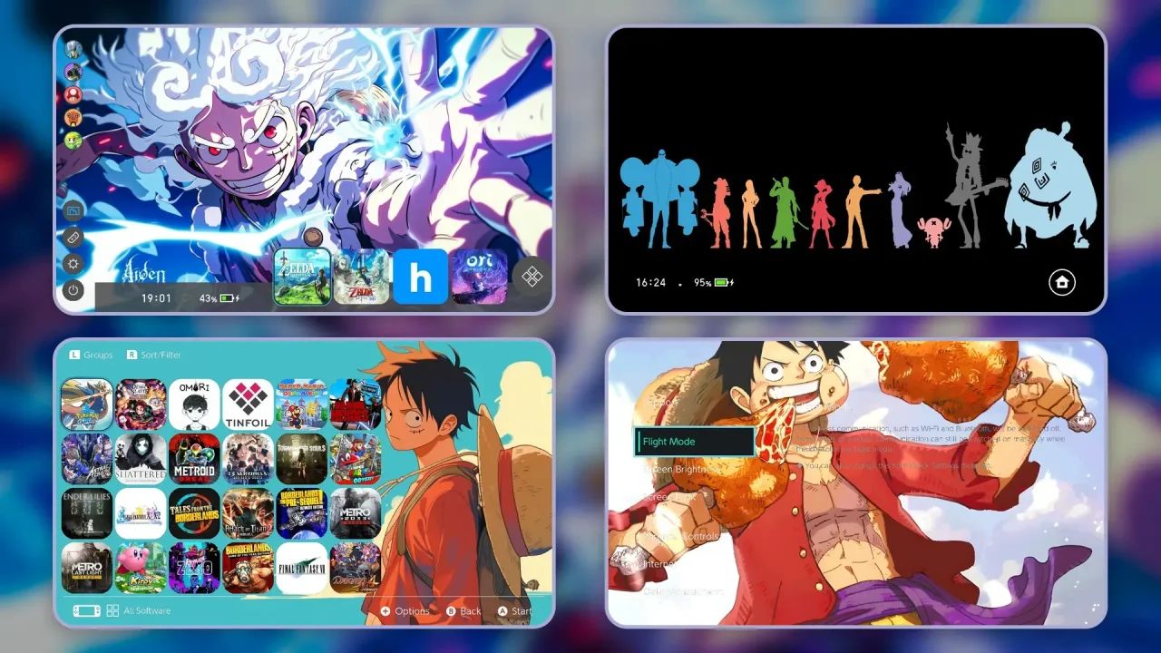 One Piece Luffy | Switch Packs | Themezer