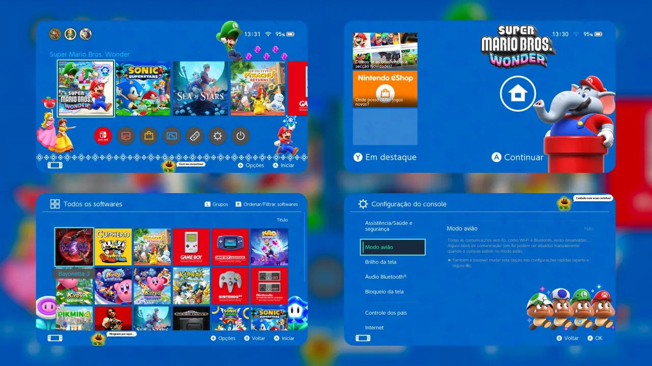 Super Mario Wonder | Switch Packs | Themezer