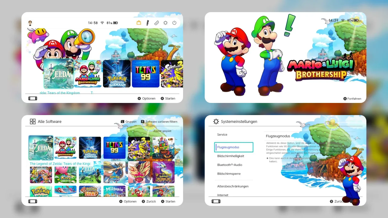 Mario & Luigi Brothership Theme | Switch Packs | Themezer