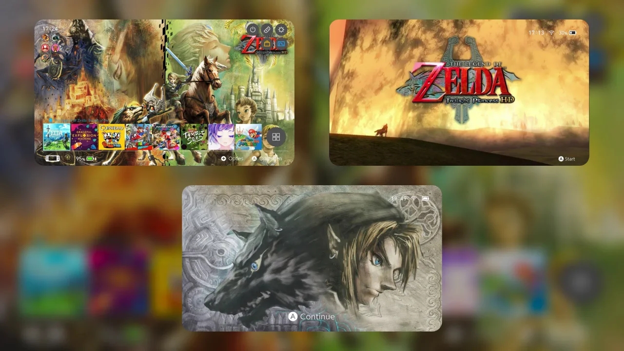 The Legend Of Zelda Twilight Princess | Switch Packs | Themezer