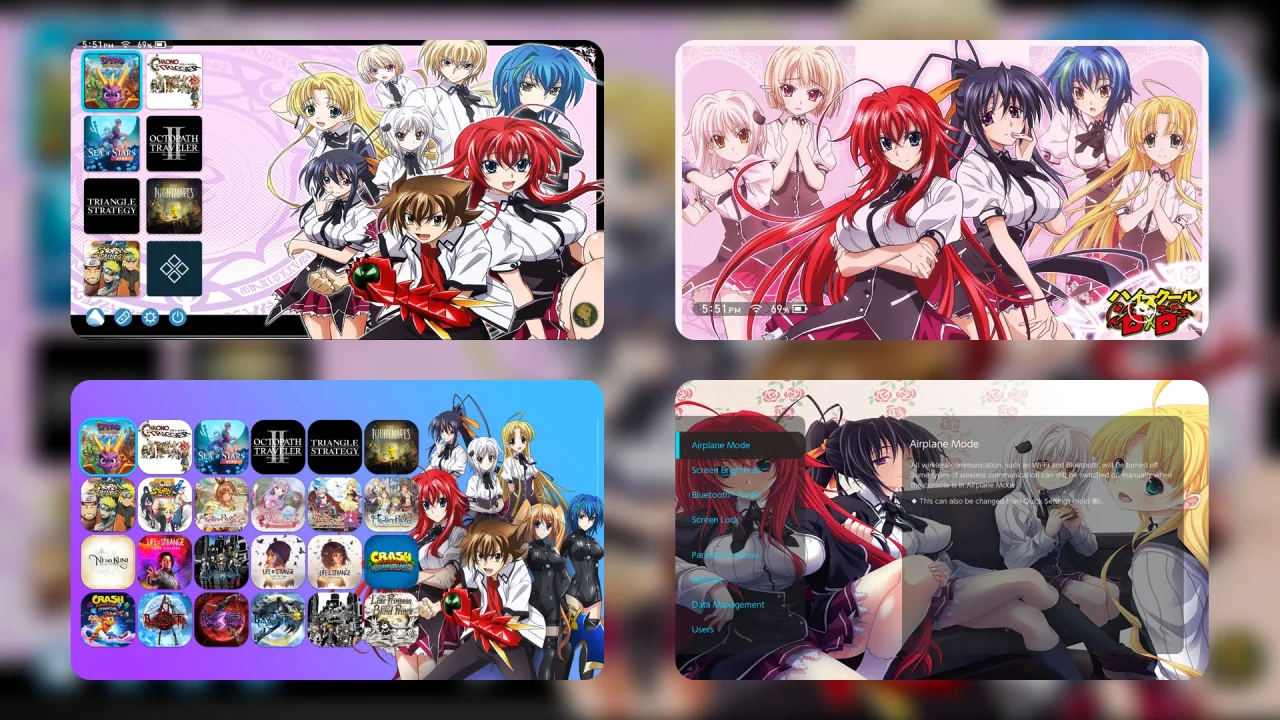 Highschool DxD | Switch Packs | Themezer