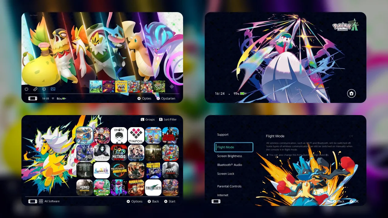 Pokemon Legends ZA - Mega Evolution - - By: DigSva | Switch Packs | Themezer