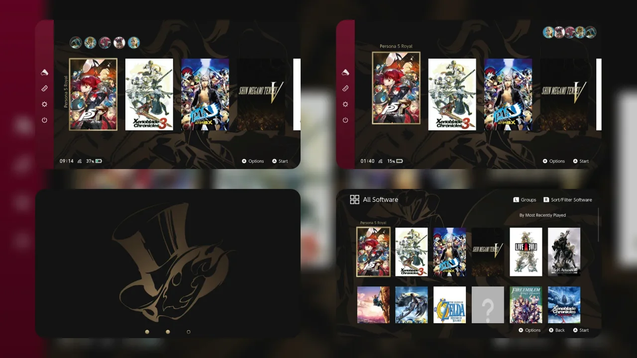 P5G: Persona 5 Golden v2.0 (vertical) | Switch Packs | Themezer