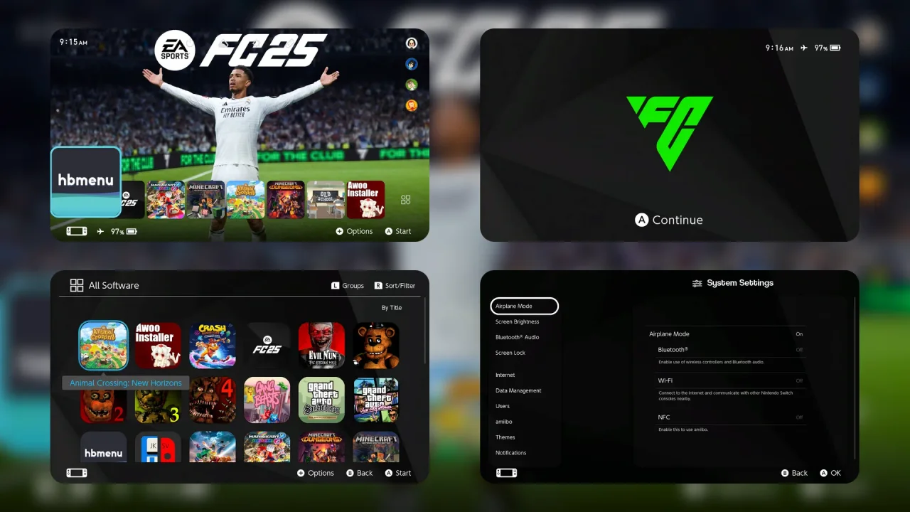 FC25 Theme | Switch Packs | Themezer