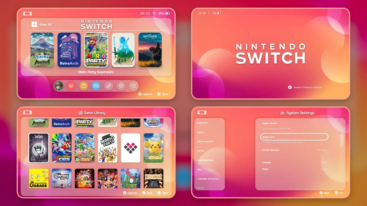 Vertical Red Lava Lamp | Switch Theme Packs | Themezer