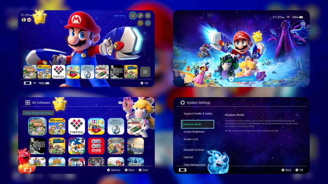 Mario + Rabbids 2 : Sparks of Hope | Switch Packs | Themezer