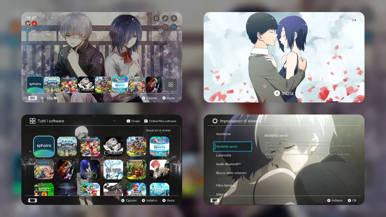 Kaneki & Touka | Switch Packs | Themezer