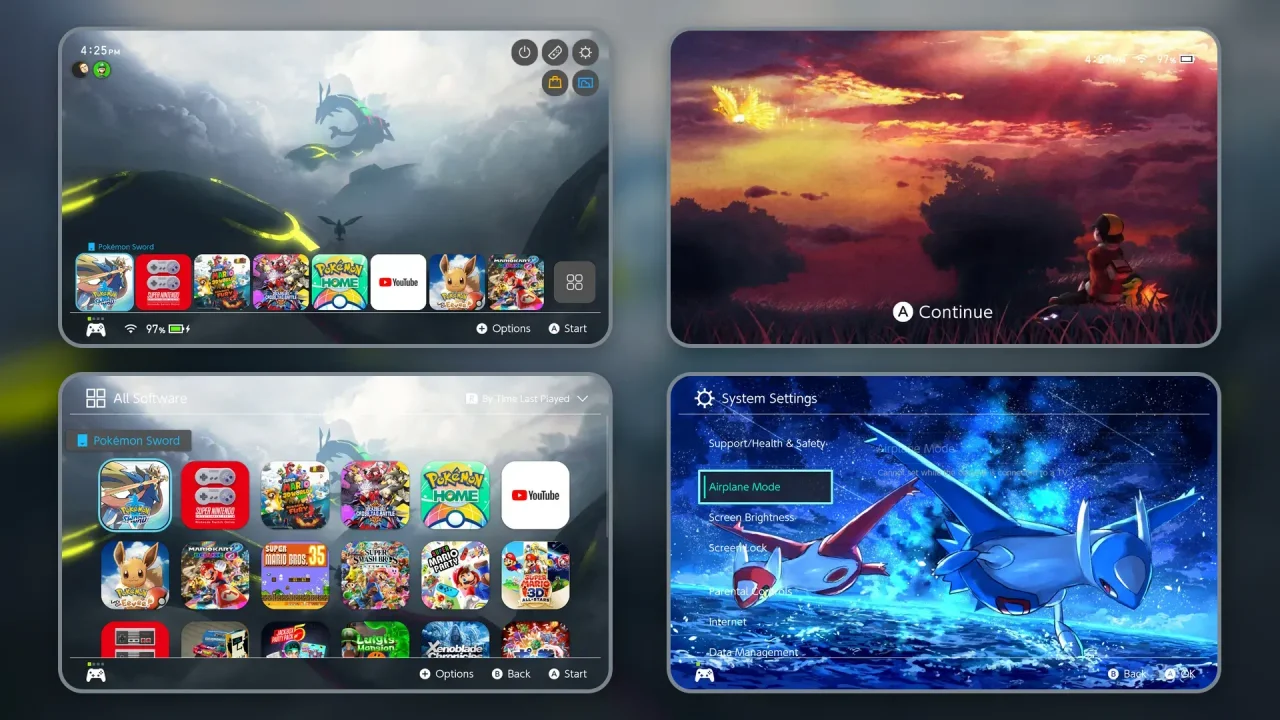 Pokemon Legends Theme | Switch Packs | Themezer