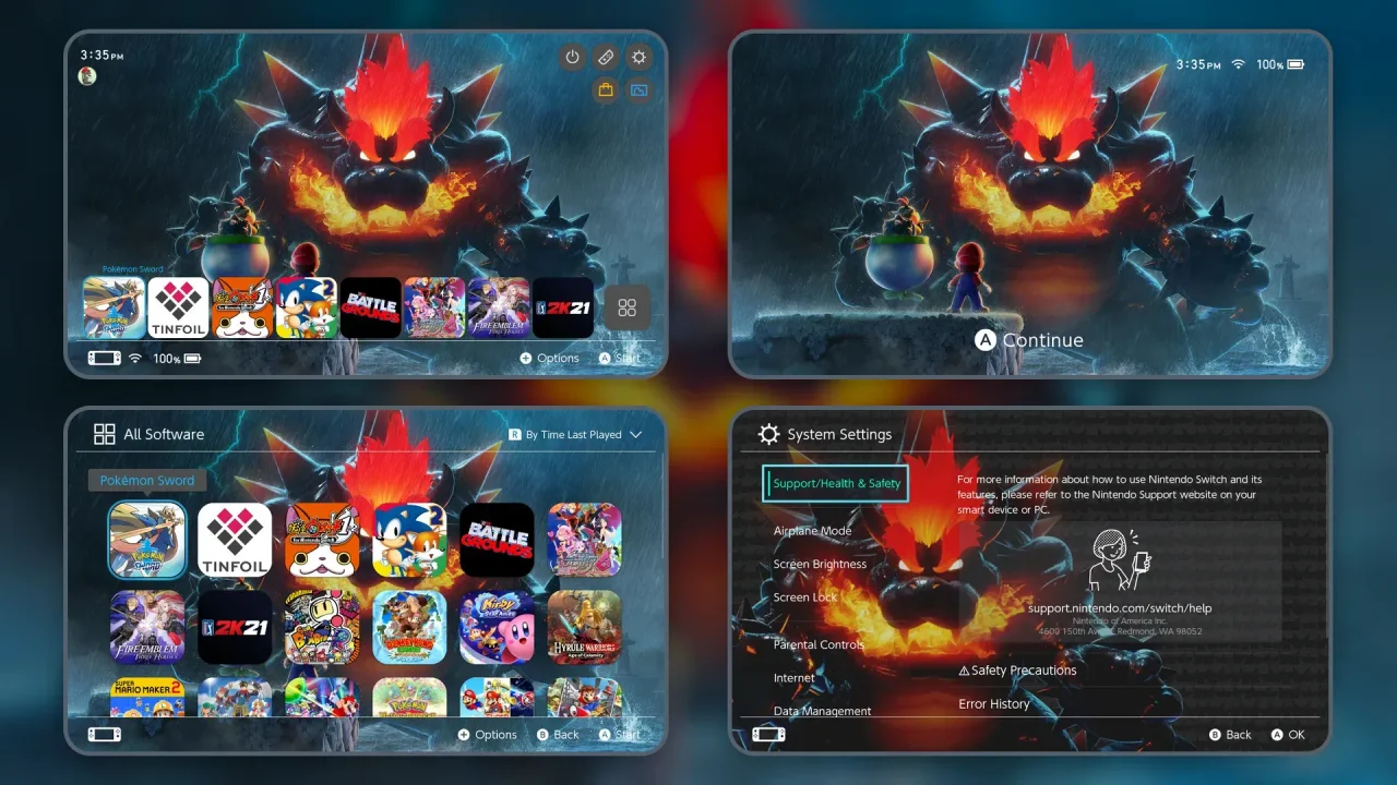 Bowser's Fury | Switch Packs | Themezer