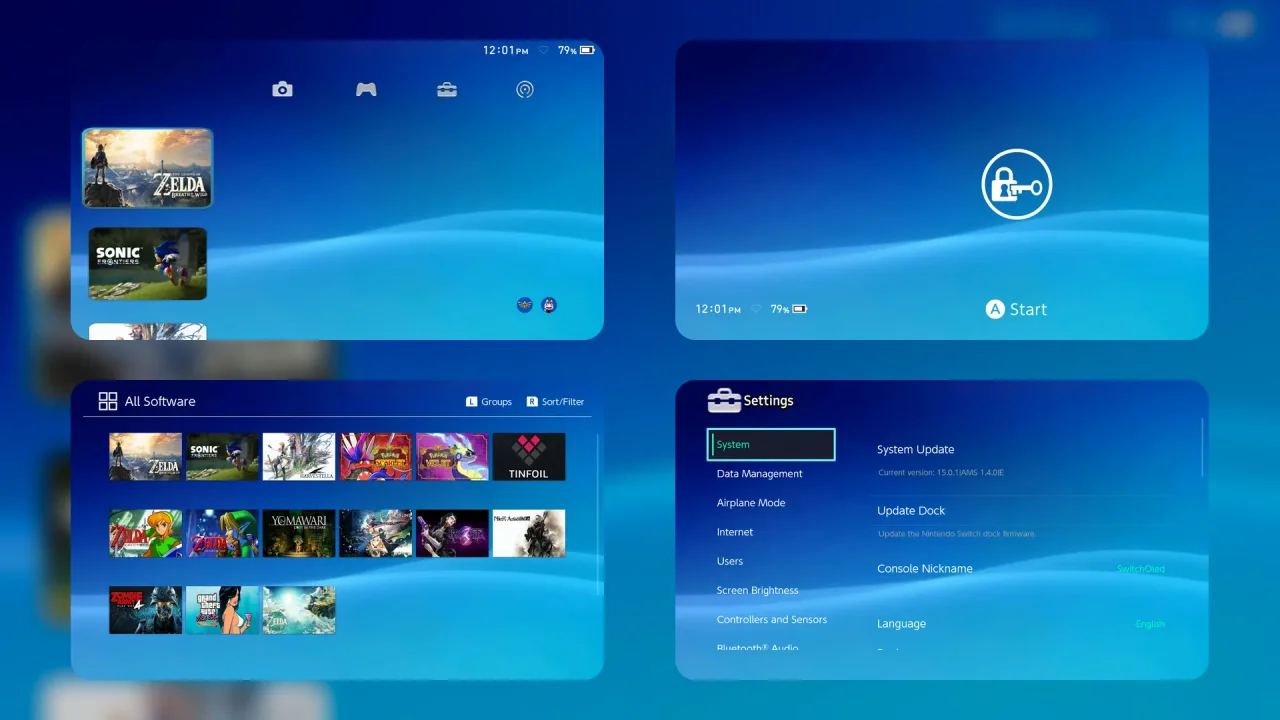 PSP UI Original Theme | Switch Packs | Themezer