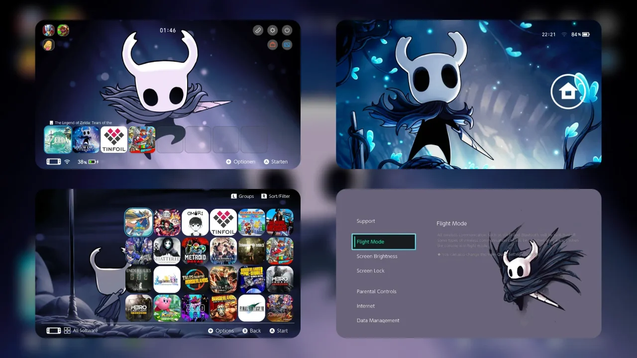 Hollow Knight Pack | Switch Packs | Themezer