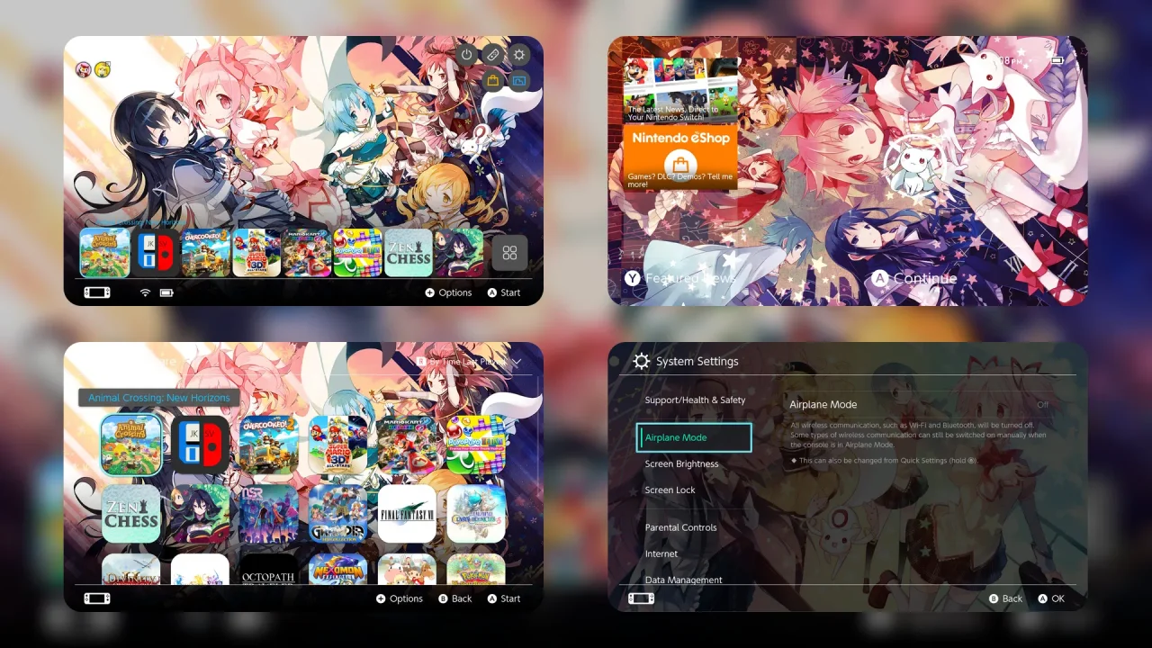 Mahou Shoujo Madoka Magica | Switch Packs | Themezer