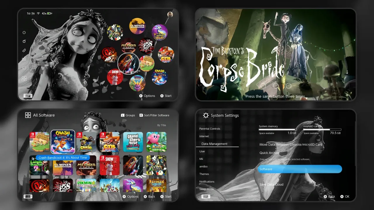Corpse Bride | Switch Packs | Themezer