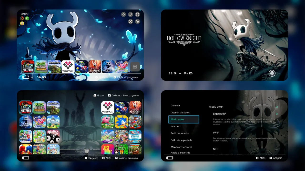 Simple Hollow Knight Theme | Switch Packs | Themezer