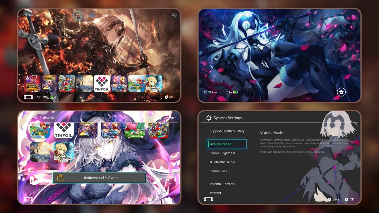 Jeanne D'arc Alter | Switch Theme Packs | Themezer