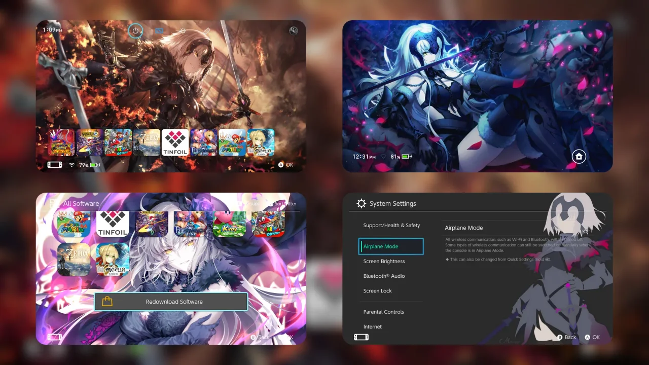 Jeanne D'arc Alter | Switch Packs | Themezer