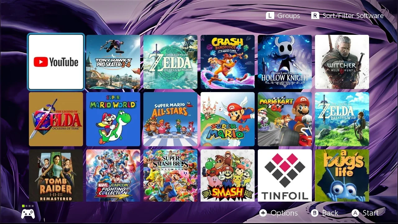 Nier Purple | All Apps | Switch Themes | Themezer