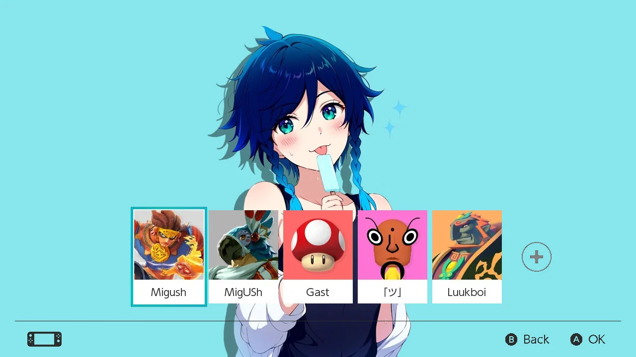 Venti (Genshin Impact) Player Select | Player Selection | Switch Themes | Themezer