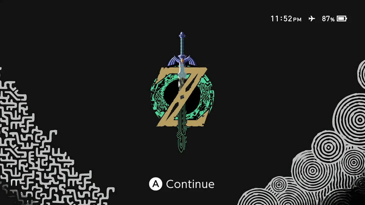 LinkSword(Zelda OLED Edition) - Lockscreen | Lockscreen | Switch Themes ...
