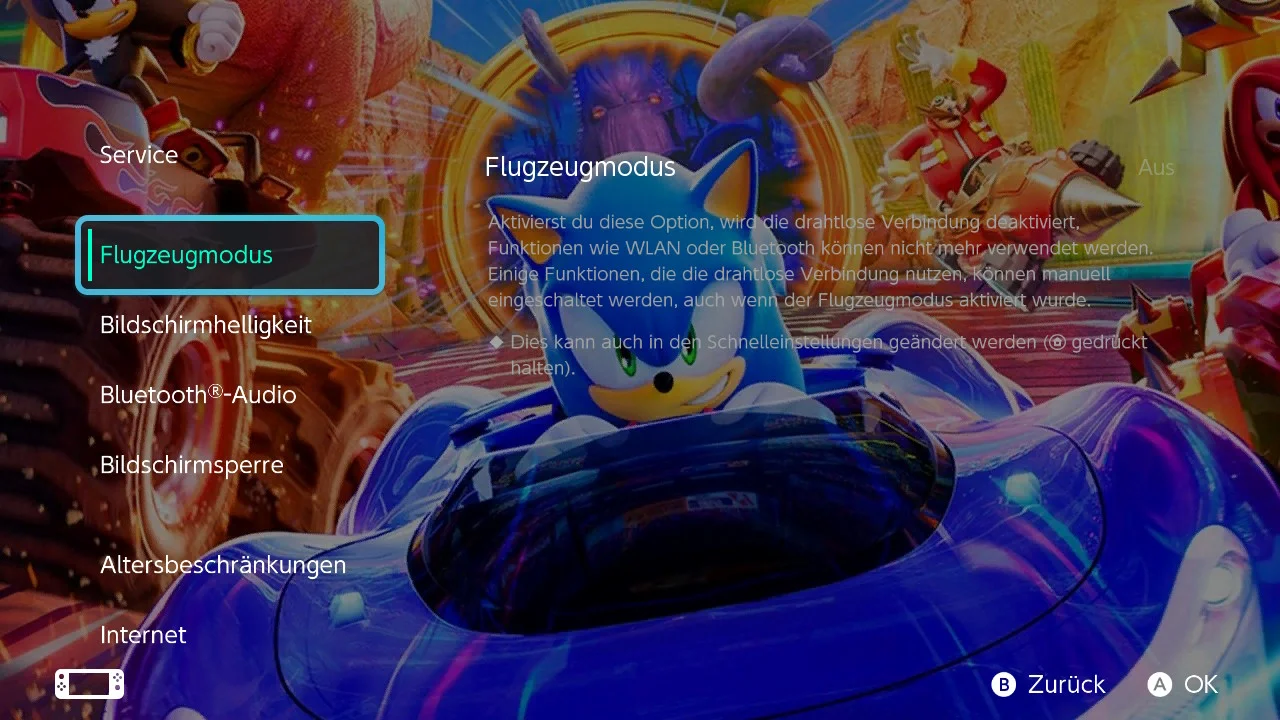 Settings Sonic Cross Worlds | Settings | Switch Themes | Themezer