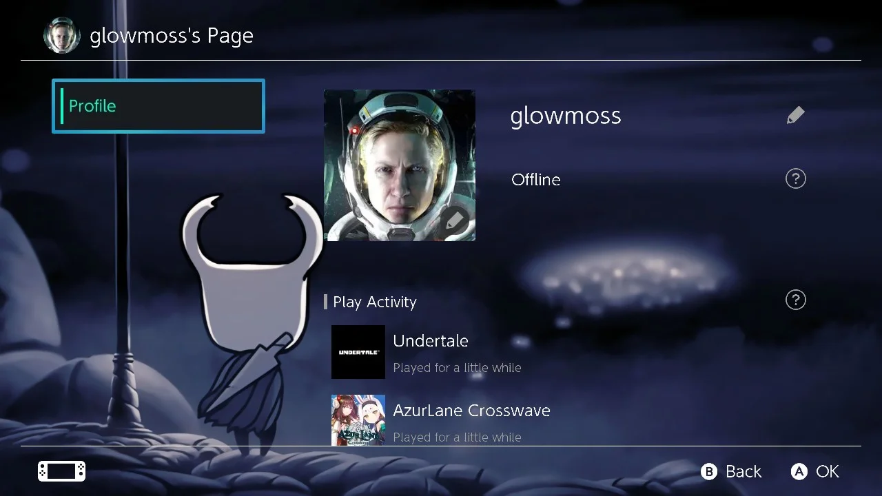Hollow Knight User Page | User Page | Switch Themes | Themezer