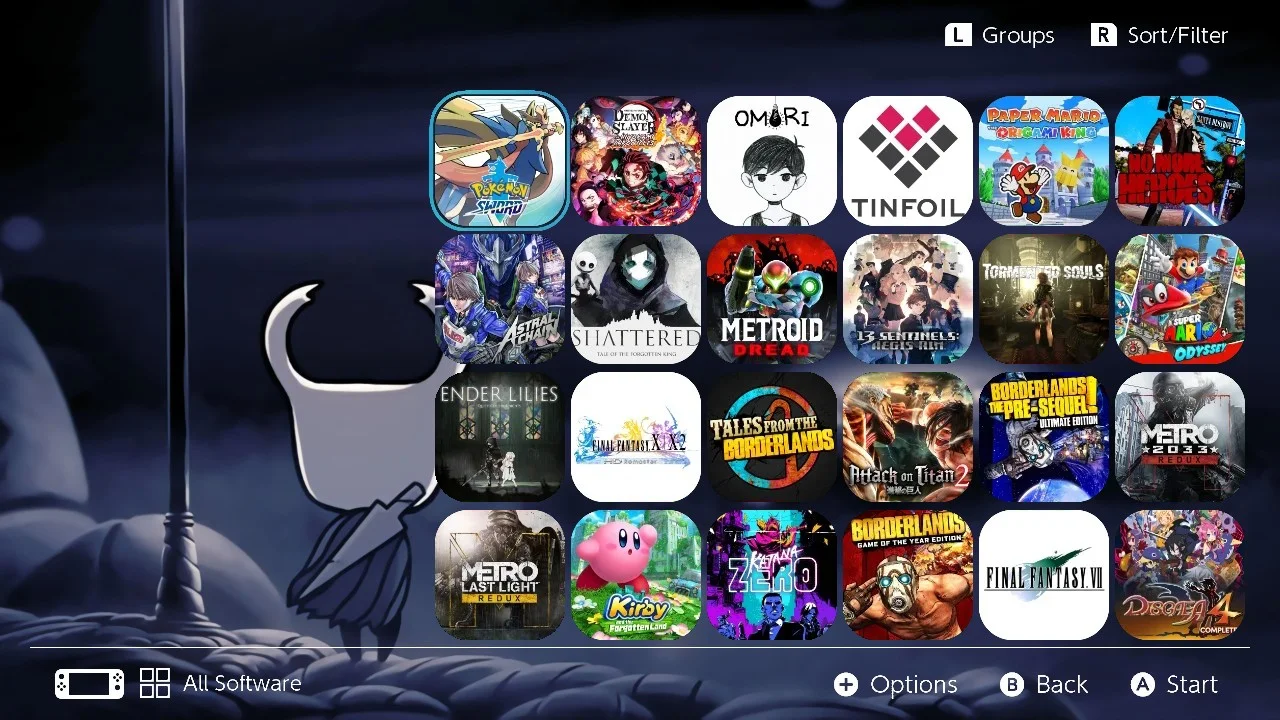 Hollow Knight All Apps | All Apps | Switch Themes | Themezer