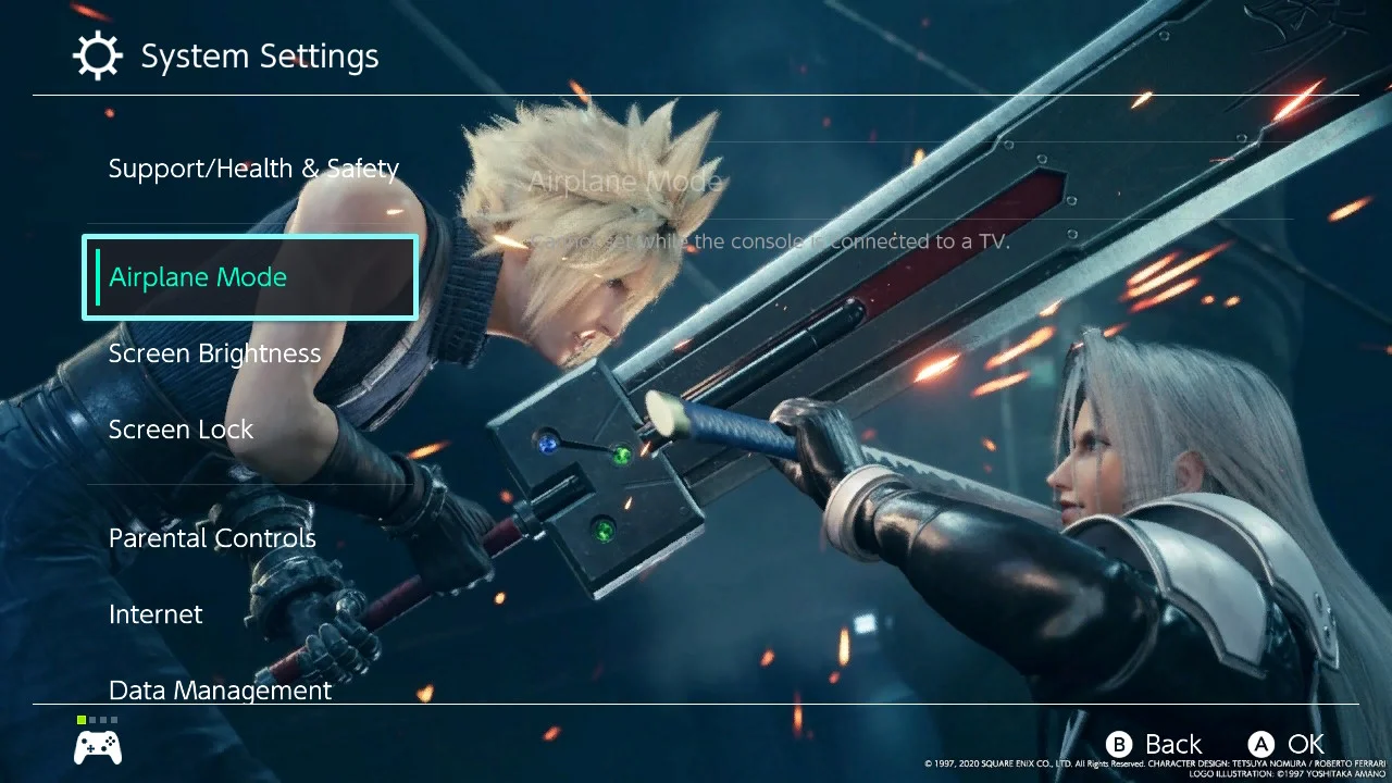 Sephiroth | Settings | Switch Themes | Themezer