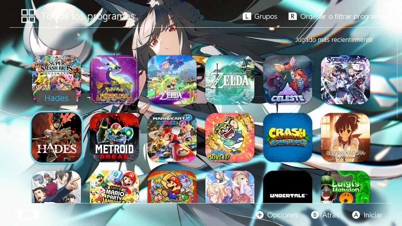 Hoshimi Miyabi all apps | All Apps | Switch Themes | Themezer