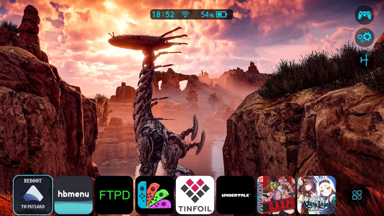 Horizon Zero Dawn Home 2 | Home Menu | Switch Themes | Themezer