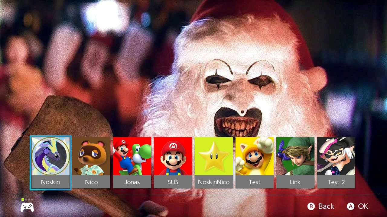 Terrifier Player | Player Selection | Switch Themes | Themezer