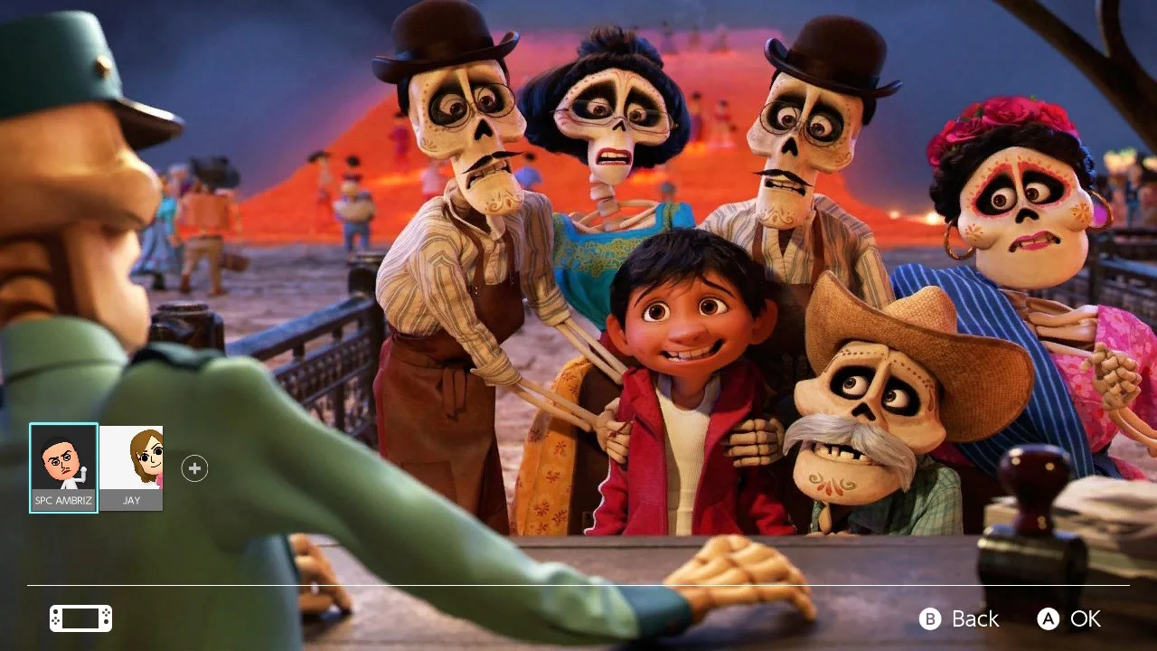 DISNEY'S COCO player | Player Selection | Switch Themes | Themezer
