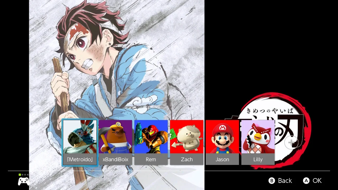 Kimetsu no Yaiba Player Tanjirou | Player Selection | Switch Themes | Themezer