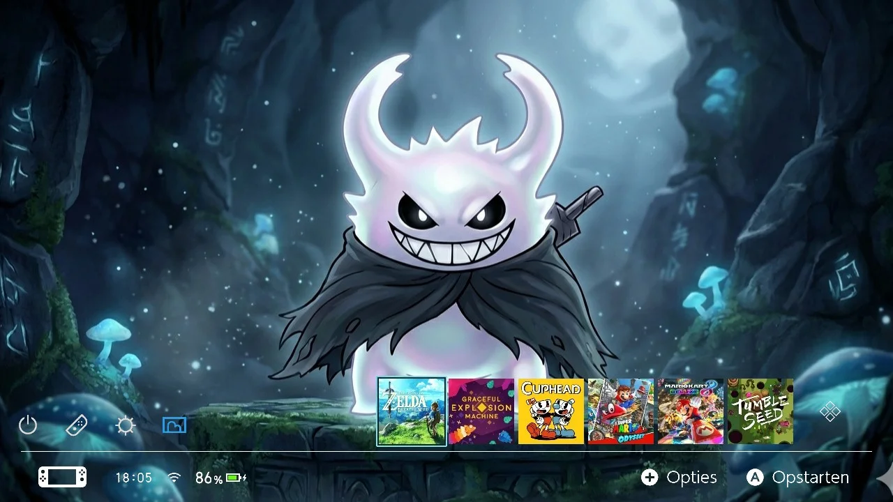Hollow Knight Gengar | Home Menu | Switch Themes | Themezer